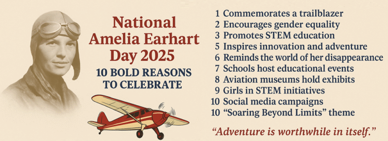 ️National Amelia Earhart Day 2025: Bold Reasons to Celebrate