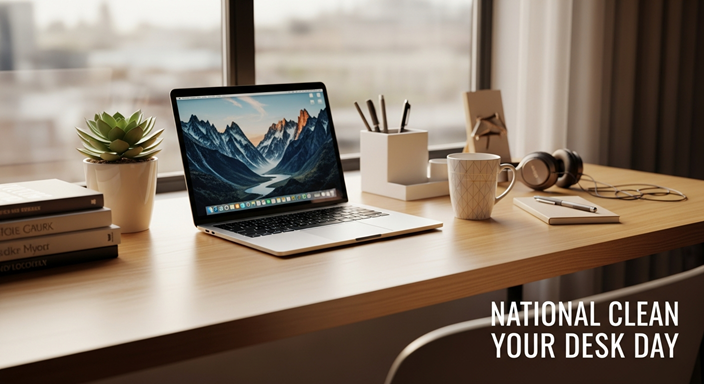 National Clean Your Desk Day 2026 — Refresh & Thrive