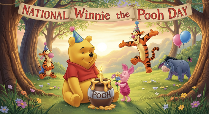 National Winnie the Pooh Day 2026 --- Magical